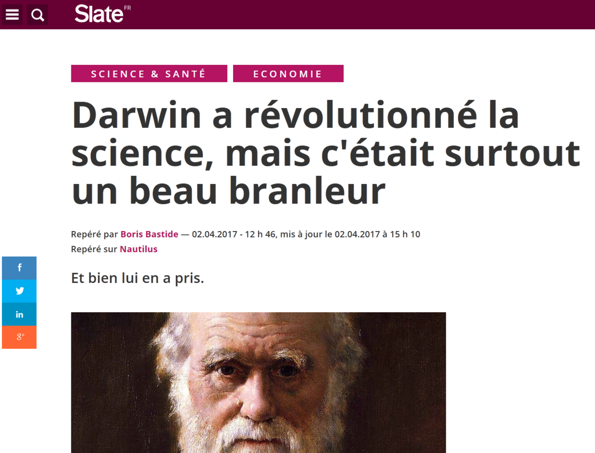 Discussion:Charles Darwin — Désencyclopédie