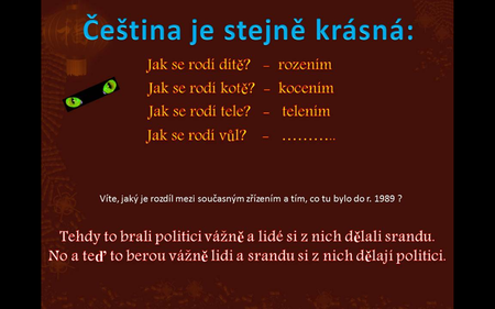 Český jazyk – Necyklopedie