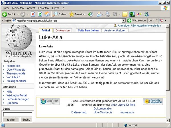 Wikipedia – Uncyclopedia