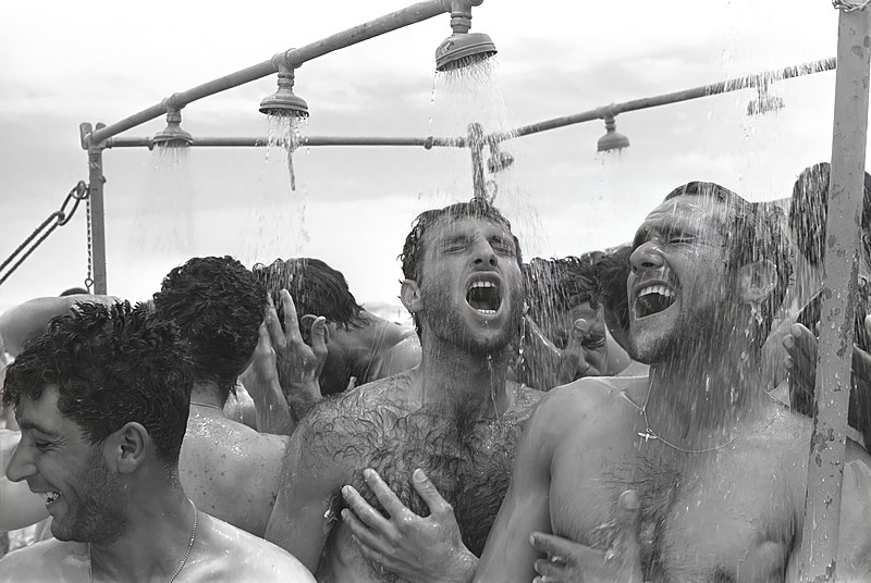 Communal shower - Uncyclopedia, the content-free encyclopedia
