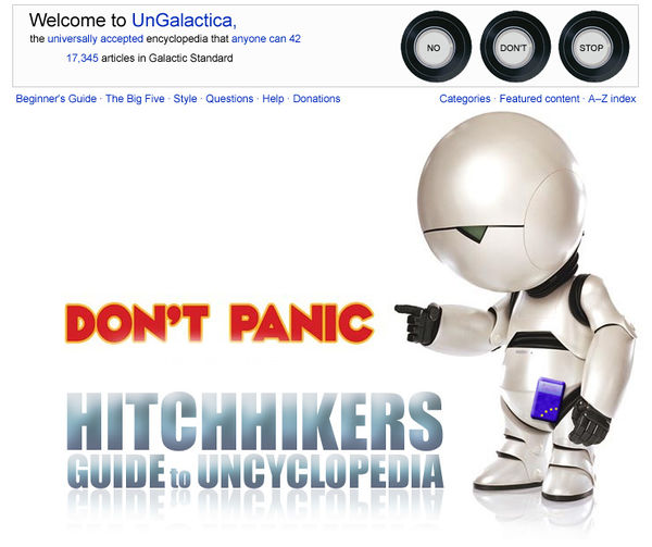 Douglas Adams - Uncyclopedia, the content-free encyclopedia