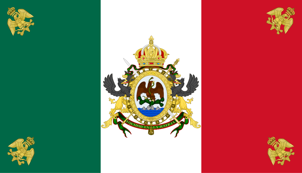 File:Imperial Standard of Mexico (1864-1867).svg - Uncyclopedia, the ...